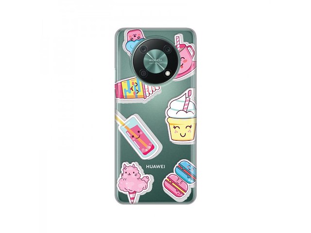 Maskica Silikonska Print Skin za Huawei Nova Y90 Ice cream