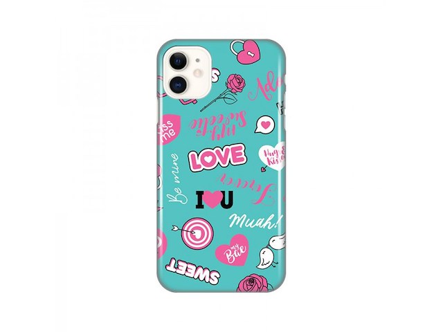 Maskica Silikonska Print za iPhone 11 6.1 Love