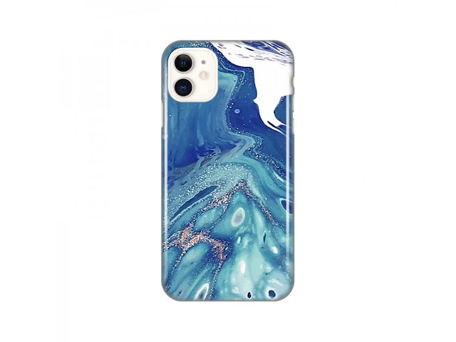 Maskica Silikonska Print za iPhone 11 6.1 Blue Marble