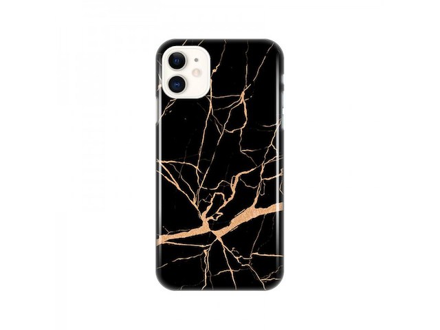 Maskica Silikonska Print za iPhone 11 6.1 All Black