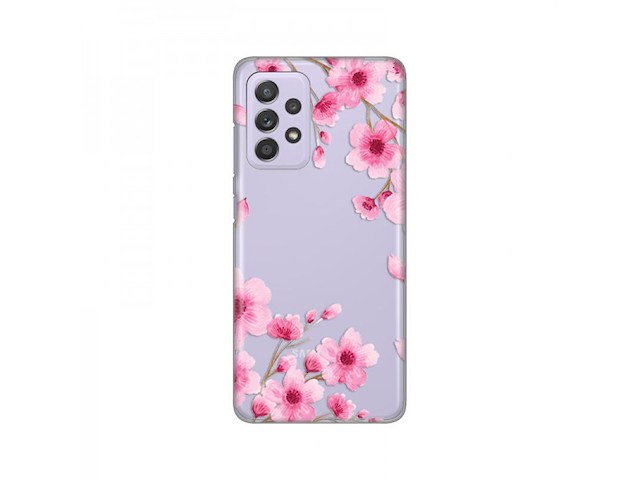 Maskica Silikonska Print Skin za Samsung A525F/A526B/A528B Galaxy A52 4G/A52 5G/A52s 5G Rose Flowers