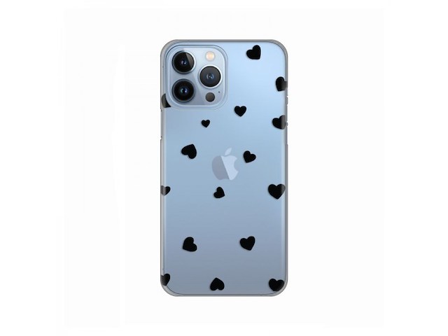 Maskica Silikonska Print Skin za iPhone 13 Pro Max 6.7 Hearts