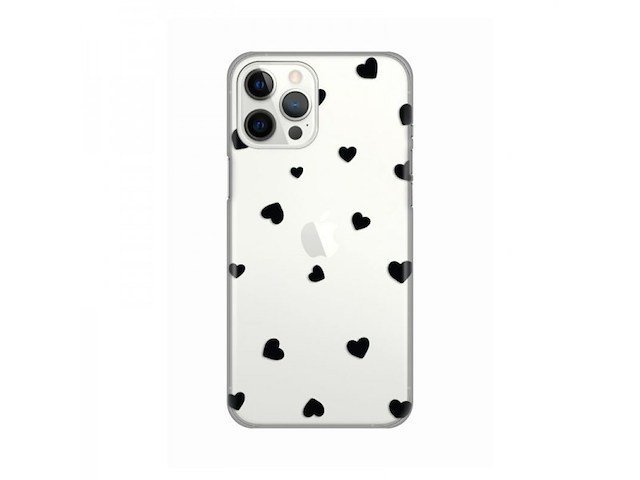 Maskica Silikonska Print Skin za iPhone 12 Pro Max 6.1 Hearts