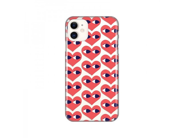 Maskica Silikonska Print Skin za iPhone 11 6.1 Eye Heart Pattern