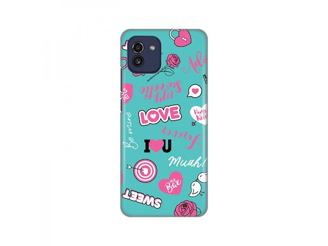 Maskica Silikonska Print za Samsung A035G Galaxy A03 Love