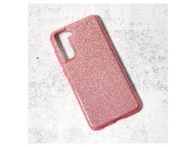 Maskica Crystal Dust za Samsung G990B Galaxy S21 FE roze