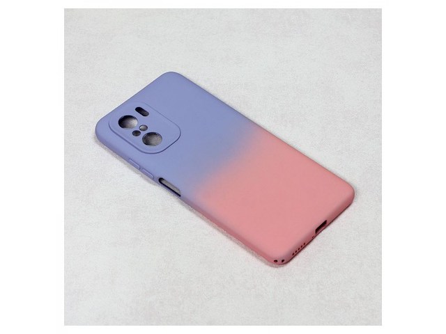 Maskica Double Color za Xiaomi Poco F3/Mi 11i ljubicasto-roze