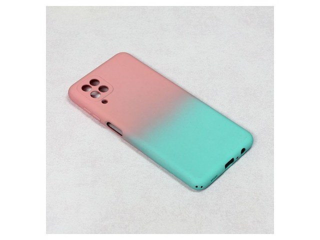 Maskica Double Color za Samsung A125F Galaxy A12 roze-mint