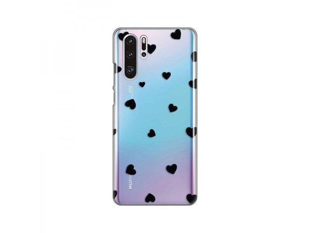 Maskica Silikonska Print Skin za Huawei P30 Pro Hearts