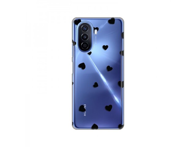 Maskica Silikonska Print Skin za Huawei Nova Y70/Y70 Plus Hearts