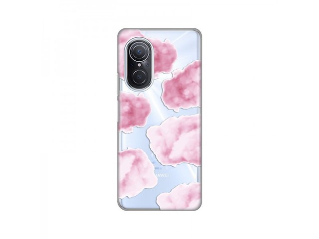 Maskica Silikonska Print Skin za Huawei Nova 9 SE Pink Clouds