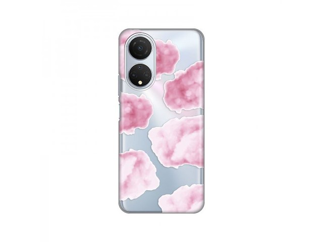 Maskica Silikonska Print Skin za Honor X7 Pink Clouds