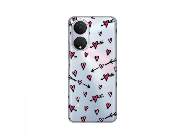 Maskica Silikonska Print Skin za Honor X7 Heart Pattern