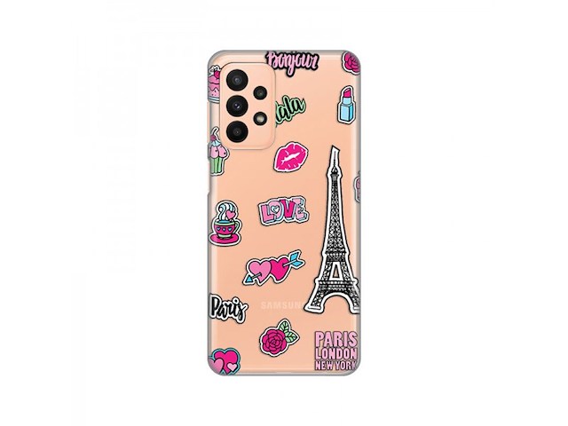 Maskica Silikonska Print Skin za Samsung A235F Galaxy A23 4G Love Paris