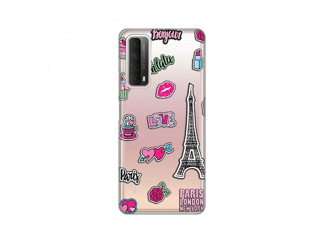 Maskica Silikonska Print Skin za Huawei P Smart 2021 Love Paris