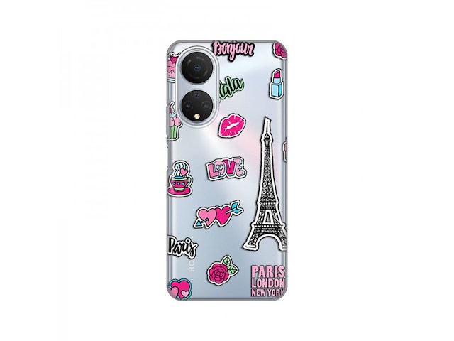 Maskica Silikonska Print Skin za Honor X7 Love Paris