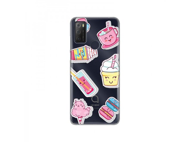 Maskica Silikonska Print Skin za Alcatel 1S 2021/3L 2021/A1 Alpha 21 Ice cream