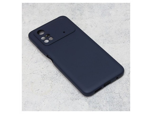 Maskica Teracell Giulietta za Xiaomi Poco M4 Pro 4G mat tamno plava