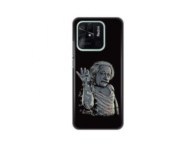 Maskica Silikonska Print za Xiaomi Redmi 10C Funny Albert Einstein