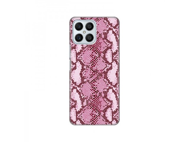 Maskica Silikonska Print za Honor X8 Pink Snake