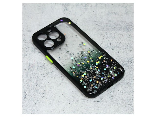 Maskica Frame Glitter za iPhone 13 Pro 6.1 crna