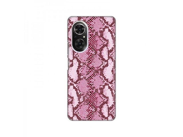 Maskica Silikonska Print za Huawei Nova 9 SE/Honor 50 SE Pink Snake