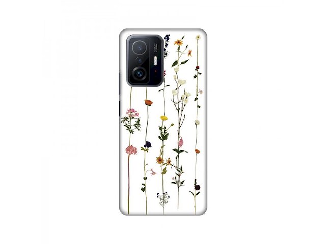 Maskica Silikonska Print Skin za Xiaomi 11T/11T Pro Flower