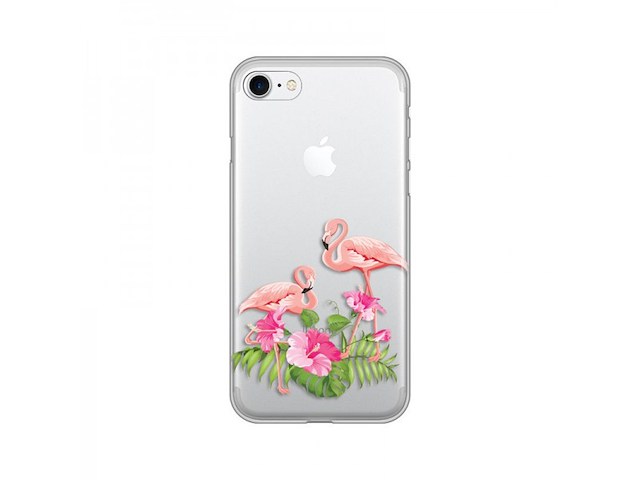 Maskica Silikonska Print Skin za iPhone 7/8/SE 2020/2022 Flamingo