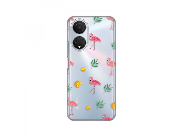 Maskica Silikonska Print Skin za Honor X7 Flamingos