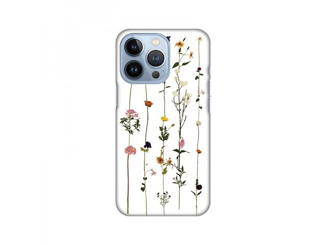 Maskica Silikonska Print Skin za iPhone 13 Pro 6.1 Flower