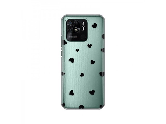 Maskica Silikonska Print Skin za Xiaomi Redmi 10C Hearts