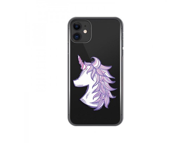 Maskica Silikonska Print Skin za iPhone 11 6.1 Purple Unicorn