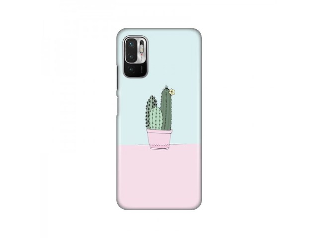 Maskica Silikonska Print za Xiaomi Redmi Note 10 5G Cactus