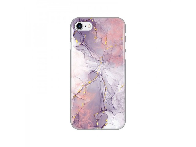 Maskica Silikonska Print za iPhone 7/8/SE 2020/2022 Pink Marble