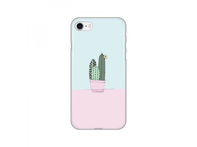 Maskica Silikonska Print za iPhone 7/8/SE 2020/2022 Cactus