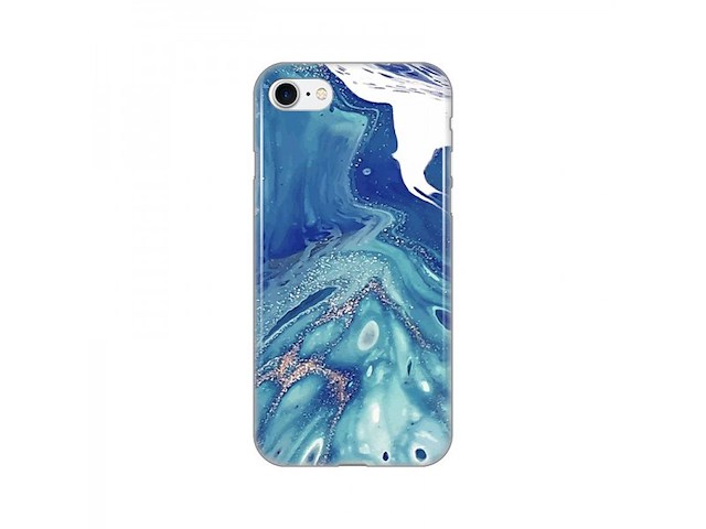 Maskica Silikonska Print za iPhone 7/8/SE 2020/2022 Blue Marble