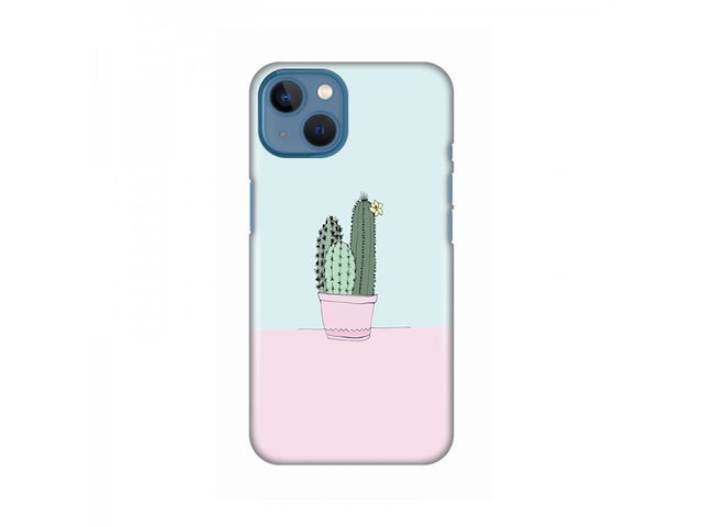 Maskica Silikonska Print za iPhone 13 6.1 Cactus