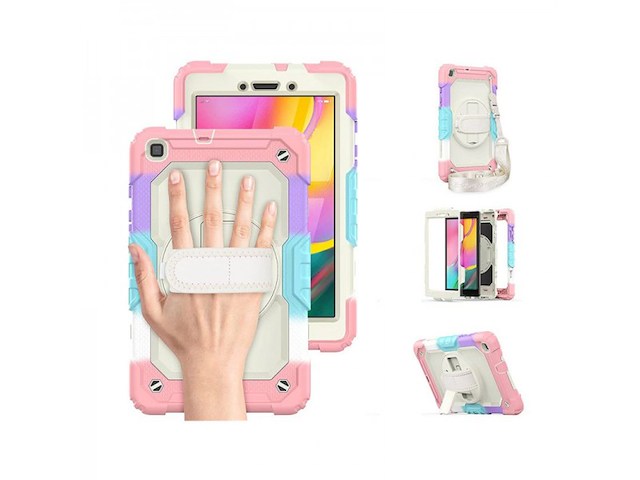 Maskica Rainbow Port za Samsung T290/T295 Galaxy Tab A8.0 2019 roze