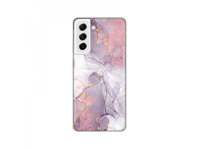 Maskica Silikonska Print za Samsung G990 Galaxy S21 FE Pink Marble