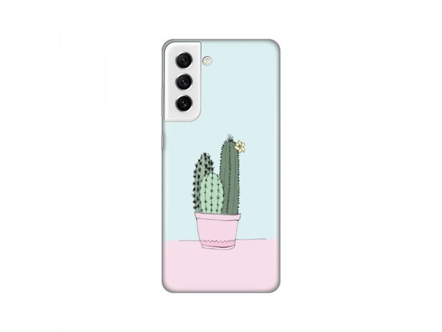 Maskica Silikonska Print za Samsung G990 Galaxy S21 FE Cactus