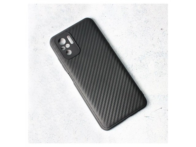 Maskica Carbon fiber za Xiaomi Redmi Note 10 4G/10s  crna