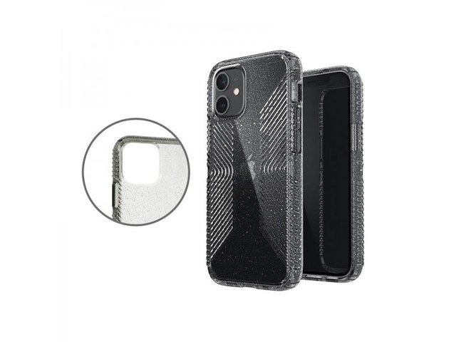 Maskica Presidio Silikon Diamond za iPhone 12 Mini 5.4 srebrna