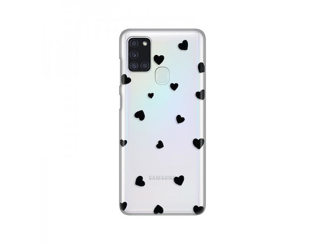 Maskica Silikonska Print Skin za Samsung A217F Galaxy A21s Hearts