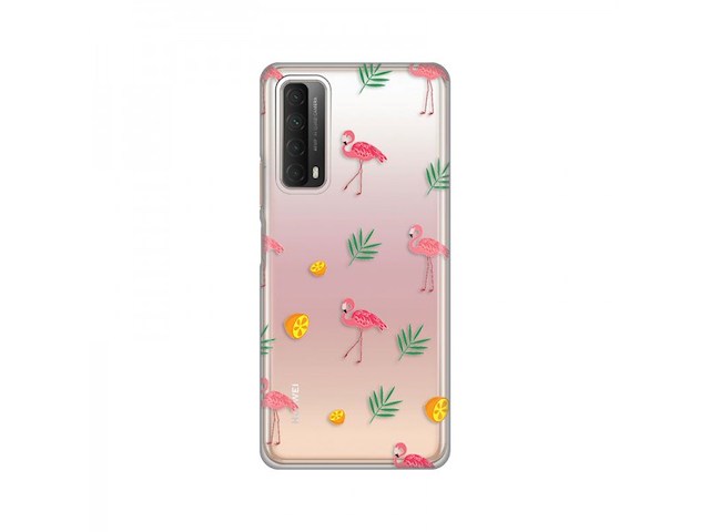 Maskica Silikonska Print Skin za Huawei P Smart 2021 Flamingos