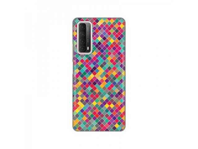 Maskica Silikonska Print Skin za Huawei P Smart 2021 Colorful cubes