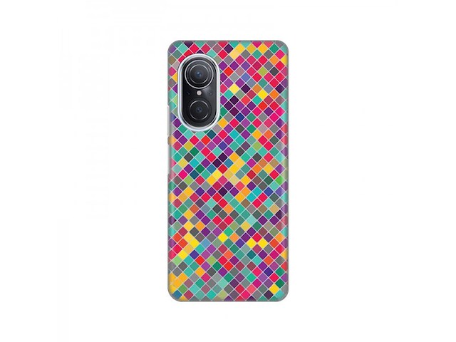 Maskica Silikonska Print Skin za Huawei Nova 9 SE Colorful cubes