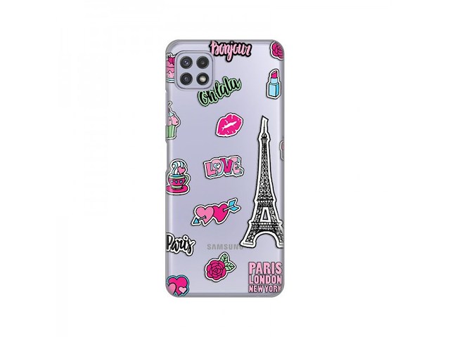 Maskica Silikonska Print Skin za Samsung A226B Galaxy A22 5G Love Paris