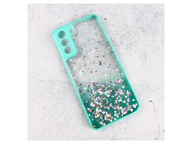 Maskica Frame Glitter za Samsung G996B Galaxy S21 Plus mint