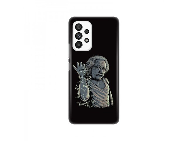 Maskica Silikonska Print za Samsung A536B Galaxy A53 5G Funny Albert Einstein