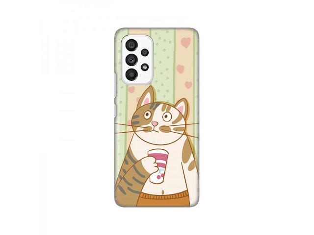 Maskica Silikonska Print za Samsung A536B Galaxy A53 5G Cool Cat